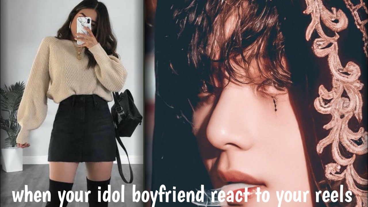 Tae FF ( when your idol husband react to your reels ) #bts #btsff #ff # ...