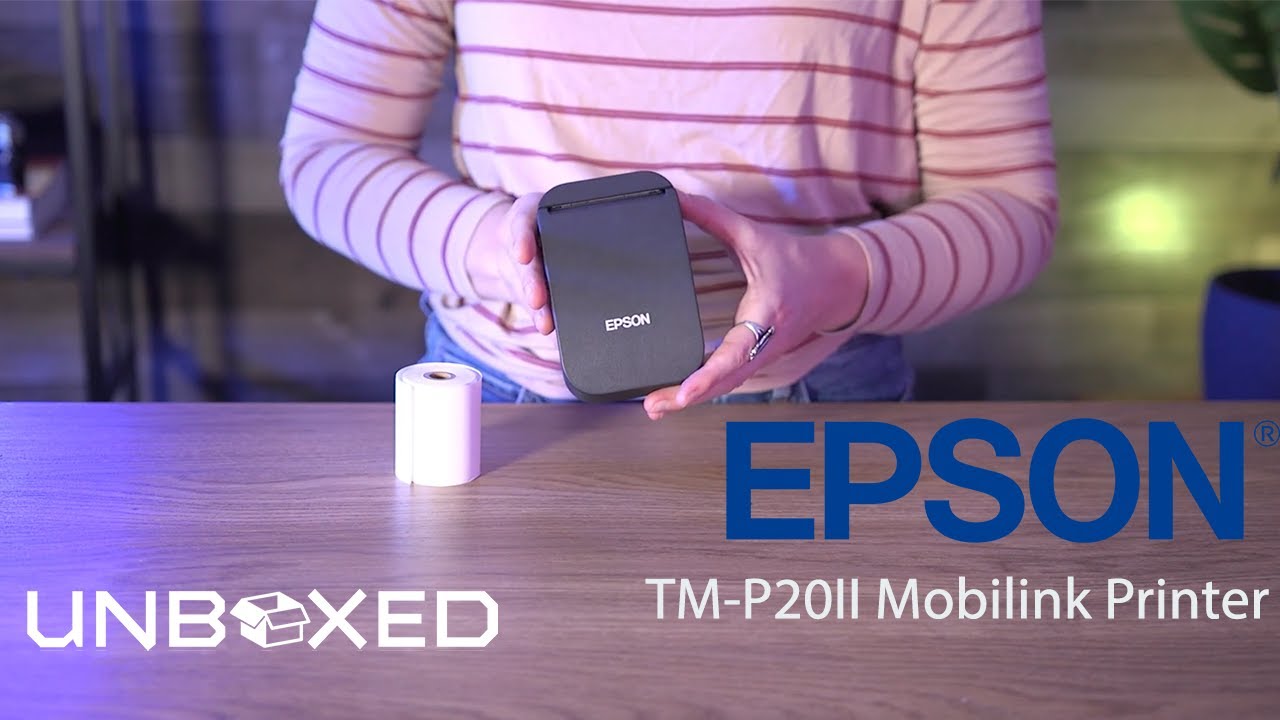 Unboxed with the Epson TM-P20II Wearable Mobile Printer - YouTube