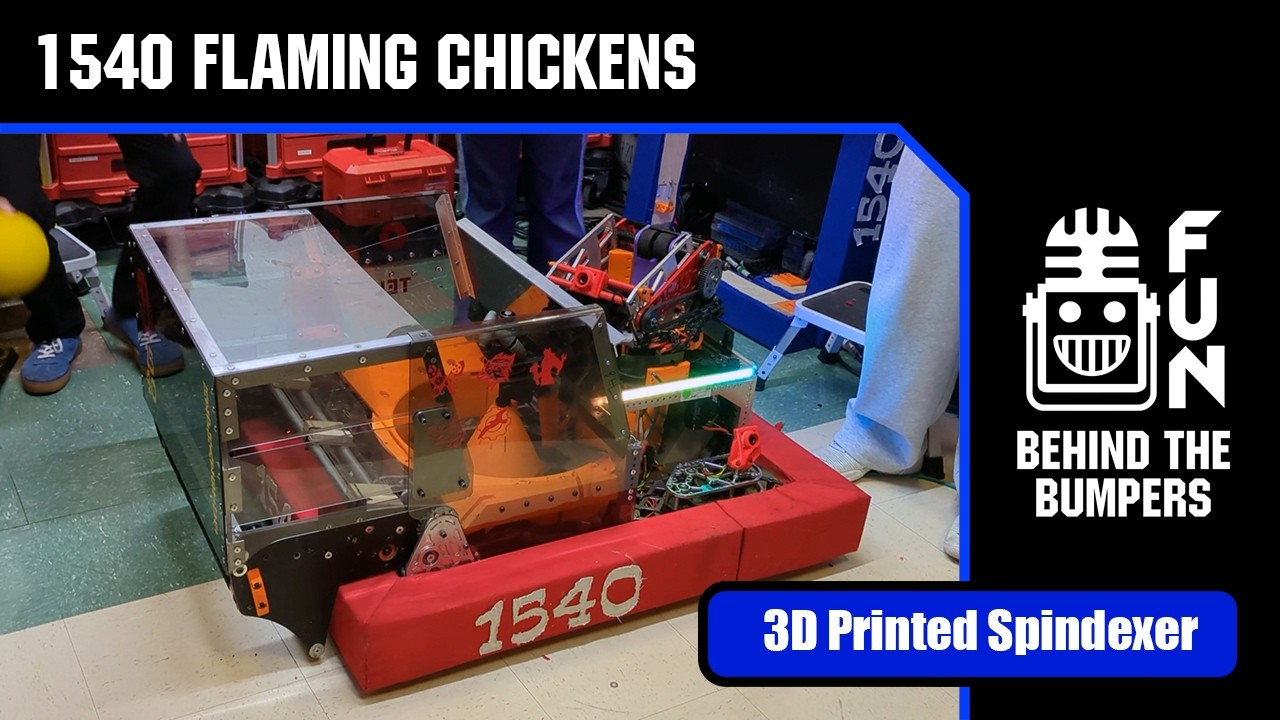 1540 Flaming Chickens | Behind the Bumpers | FRC REBUILT Robot - YouTube