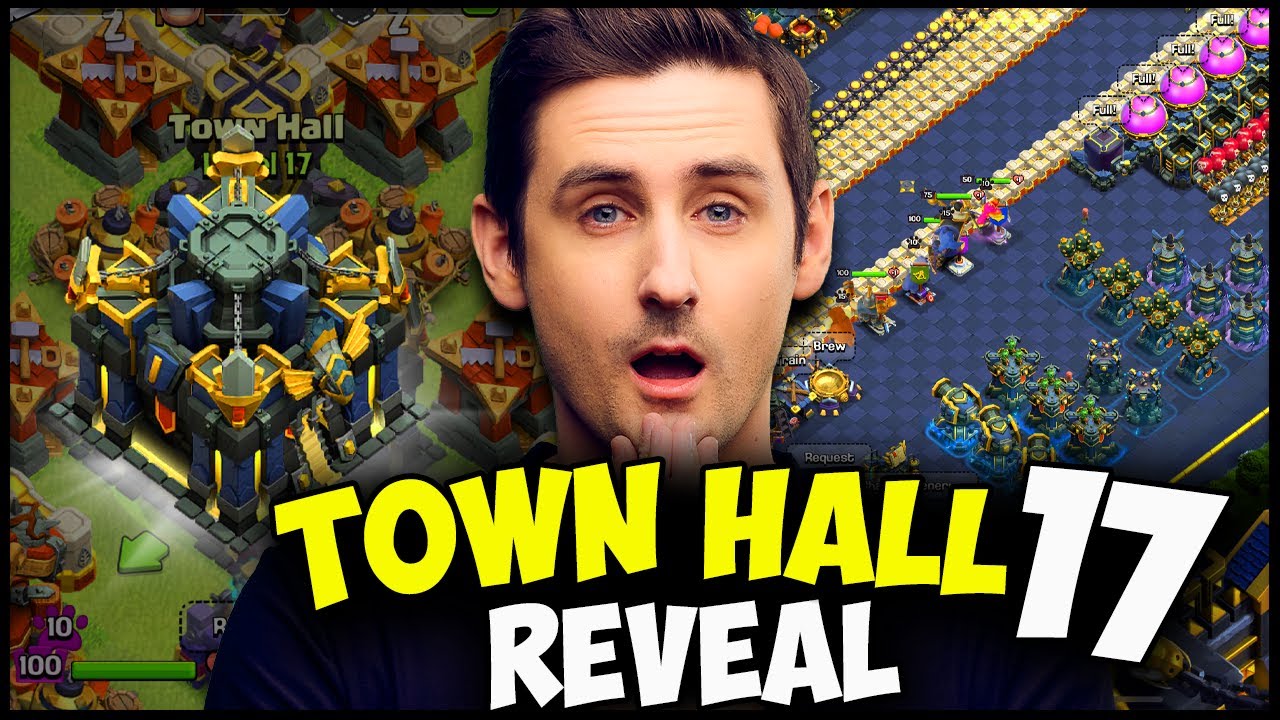 Official Reveal of Town Hall 17! Gameplay with FULL Attacks - YouTube