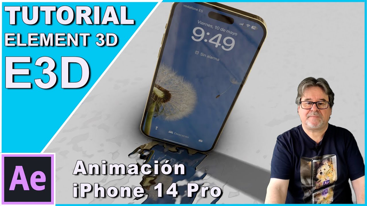 Tutorial iPhone 14 Pro MAX animación ELEMENT 3D | After Effects - YouTube