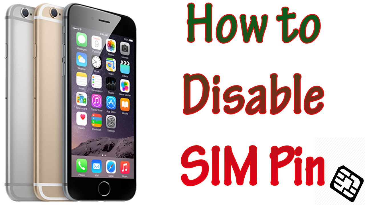 How to Disable an iPhone 6 or 6 plus SIM Pin Lang Bengali - YouTube