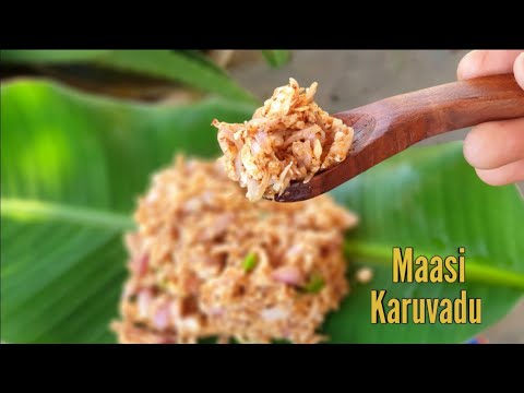 Maasi Karuvadu Recipe in Tamil (Dry Fish powder Recipe) - YouTube