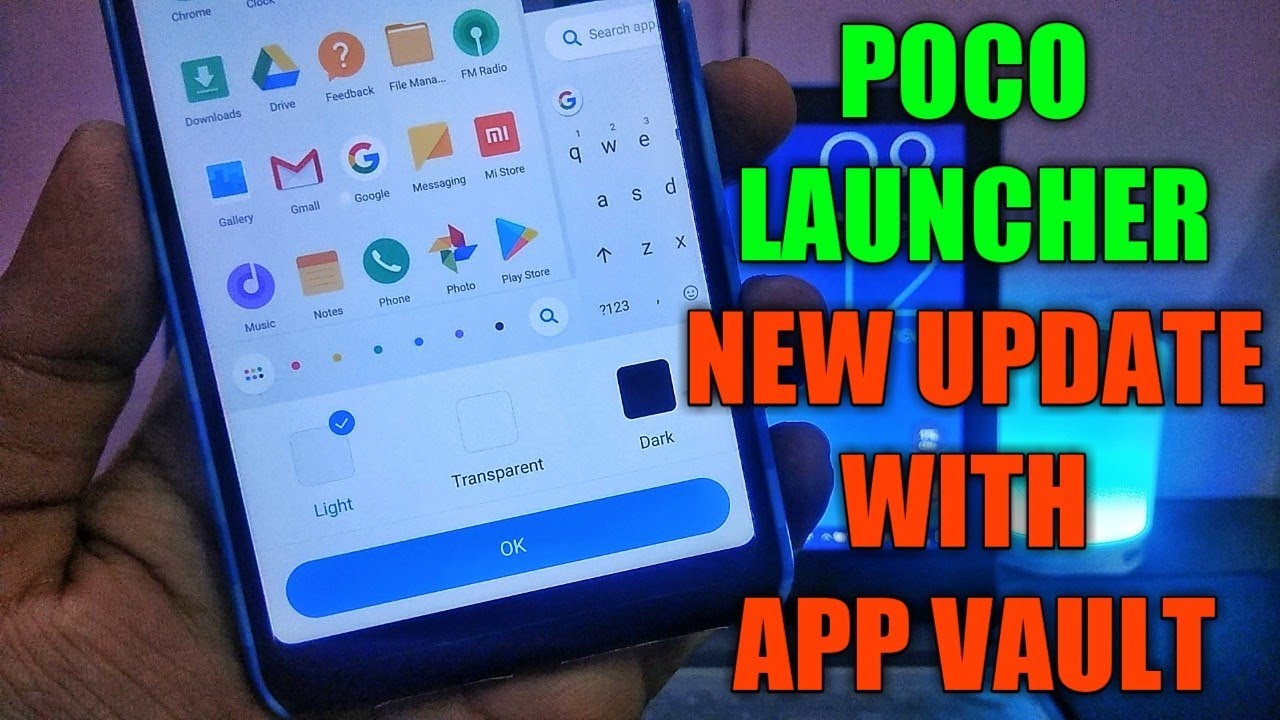 POCO LAUNCHER NEW UPDATE | NOW WITH APP VAULT | CHANGE APP DRAWER ...