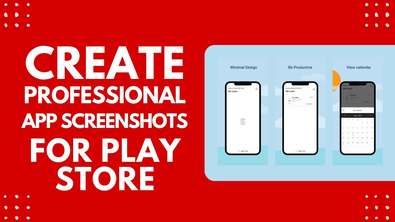 How To Create Awesome-looking Screenshots For the play store & app store | Tricky4you - YouTube