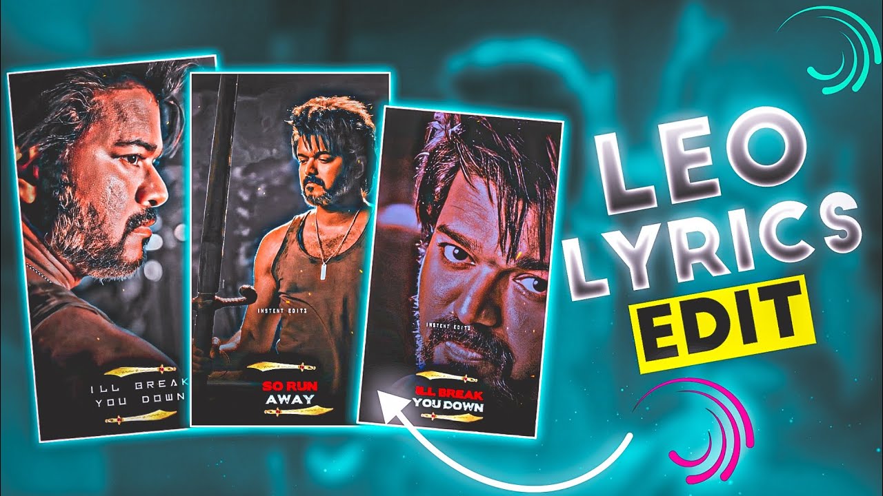 Leo-Lyrics Status Video Editing Alightmotion Xml preset Tutorial ...