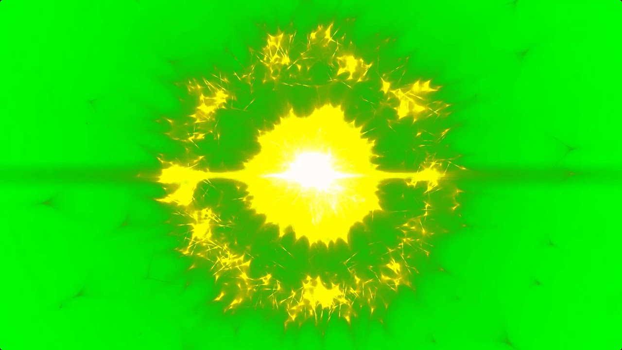 Yellow Fire Ring Effect (green screen) - YouTube