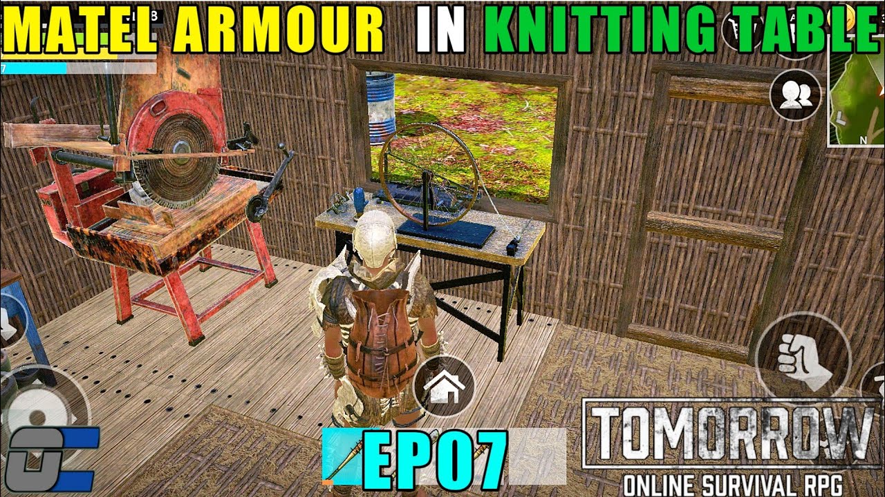 TOMORROW ONLINE SURVIVAL ROG :- MAKE BONE ARMOR IN KNITTING TABLE || EP07 || OneClue Gaming ...