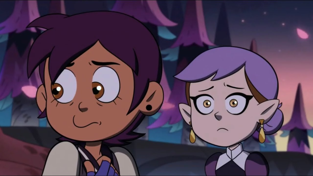 Luz tells amity about her dad / The Owl House Reaching out - YouTube