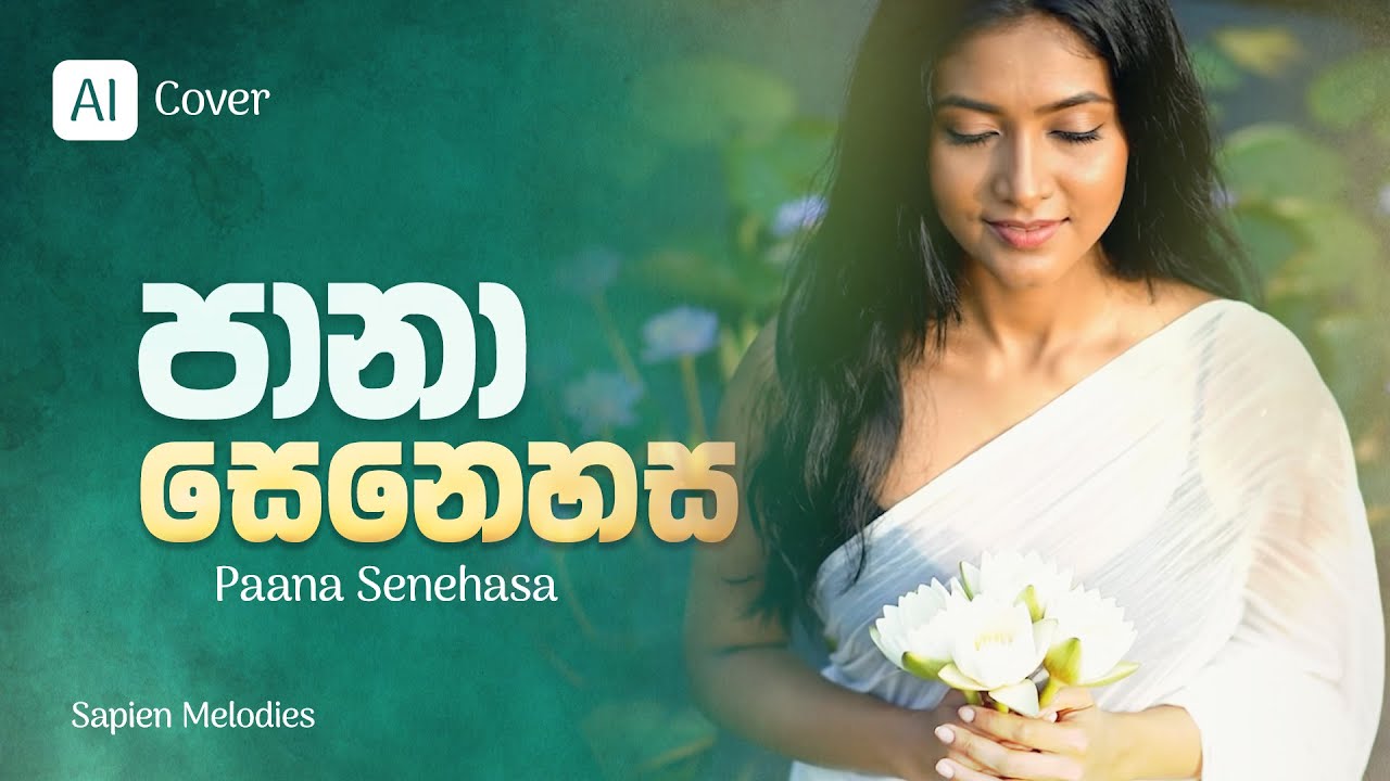 Pana Senehasa - පානා සෙනෙහස - AI Female Cover - Sapien Melodies - YouTube