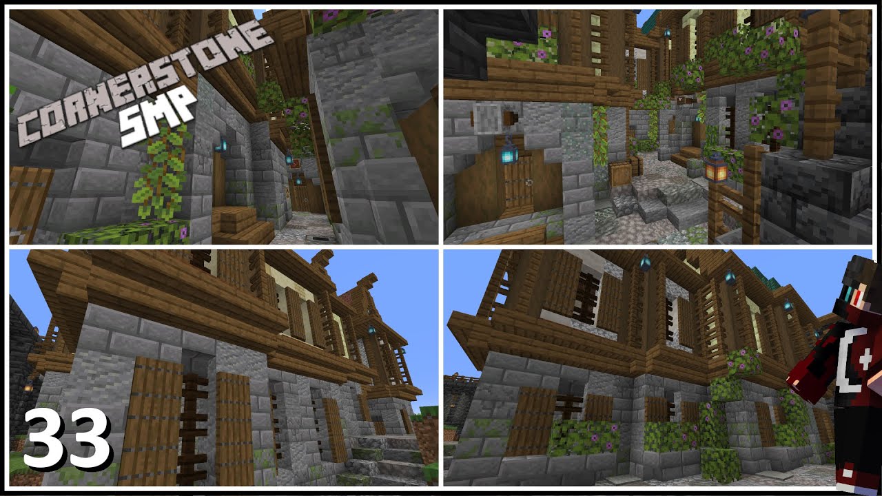 Cornerstone SMP Ep.33:City Expansion with 5 New Buildings (Minecraft ...