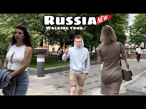 🔥 Evening lifestyle in the center of Moscow2024! Russian city tour (HDR ...