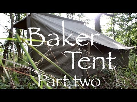 Baker Campfire Canvas Tent Build, Part Two. - YouTube