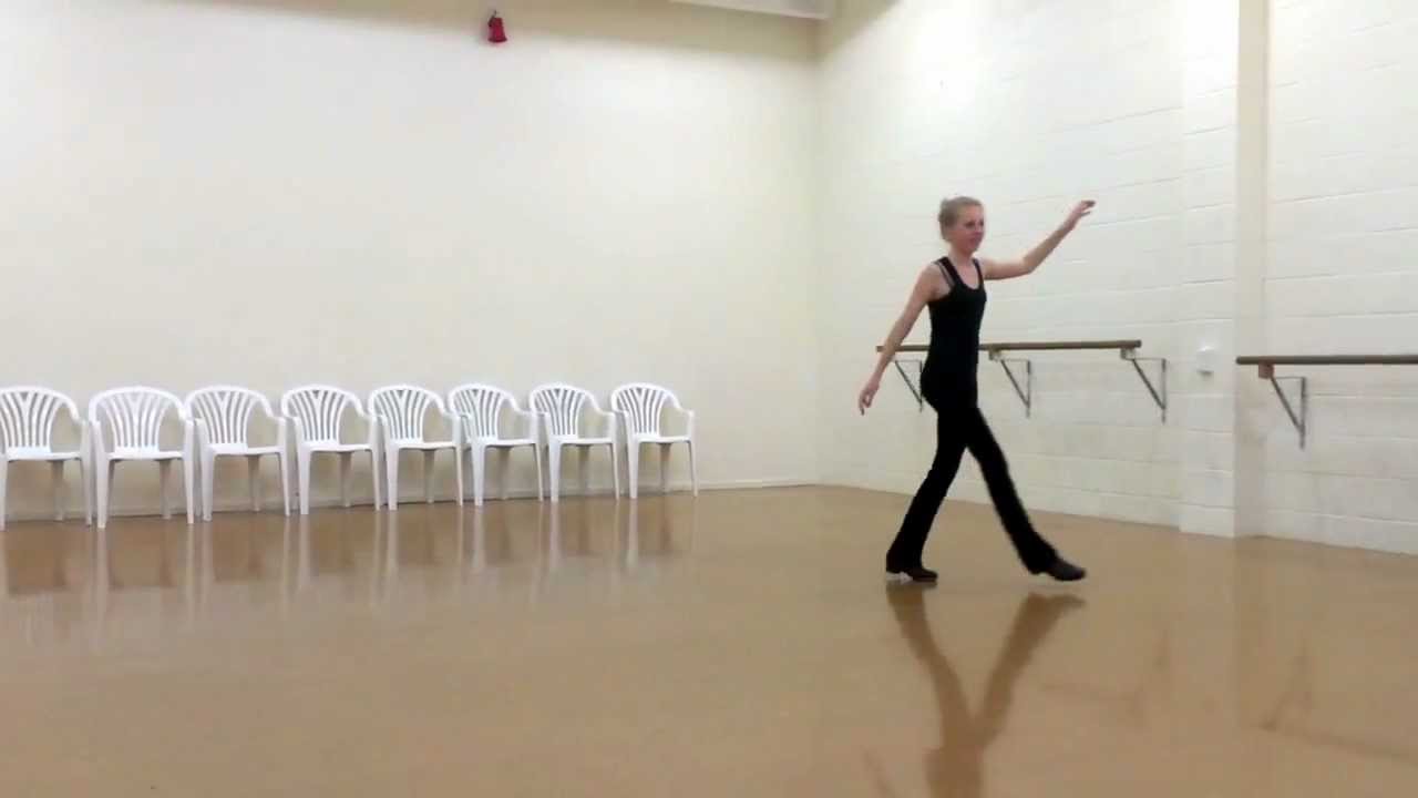 Tina slow tap dance - YouTube