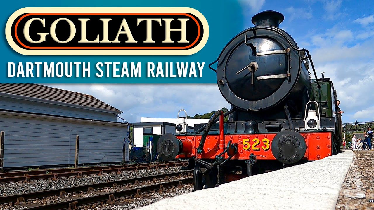 Goliath the GWR 52xx on the Dartmouth Steam Railway - YouTube