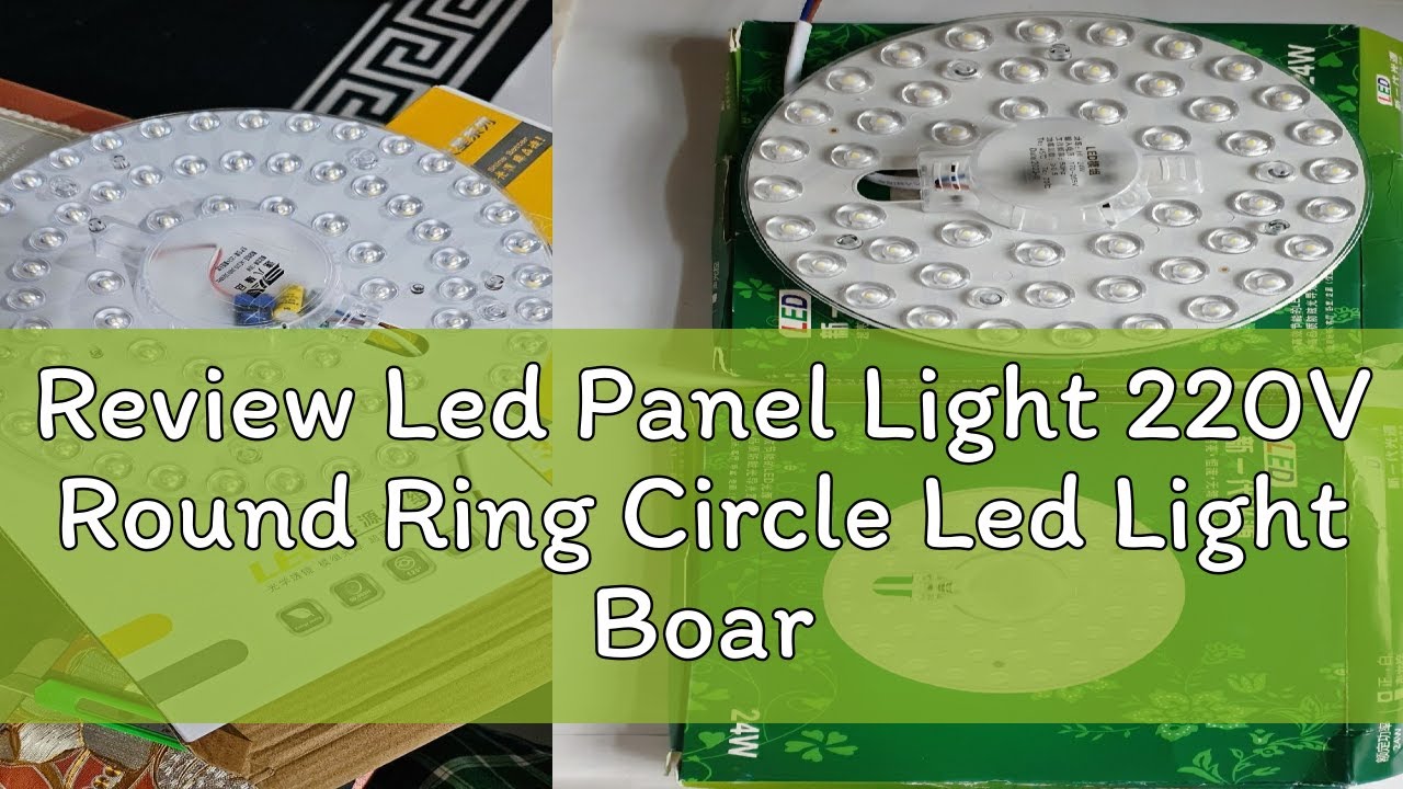 Review Led Panel Light 220V Round Ring Circle Led Light Board Panel 12W ...