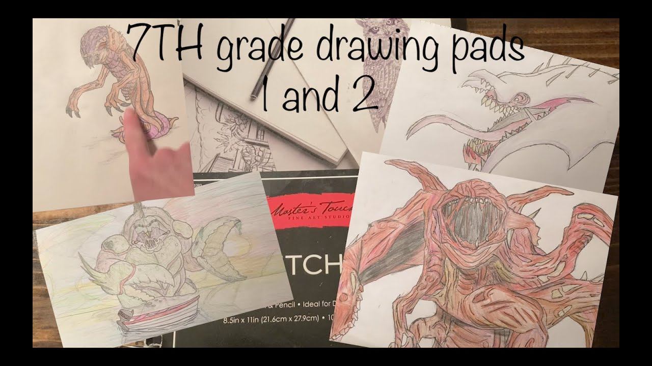 7th grade drawing pads 1 and 2 - YouTube