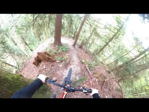 DIGGING on a secret DOWNHILL trail! - YouTube
