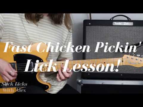 Fast Country Chicken Pickin' Lesson - With TAB PDF - Slick Licks With ...