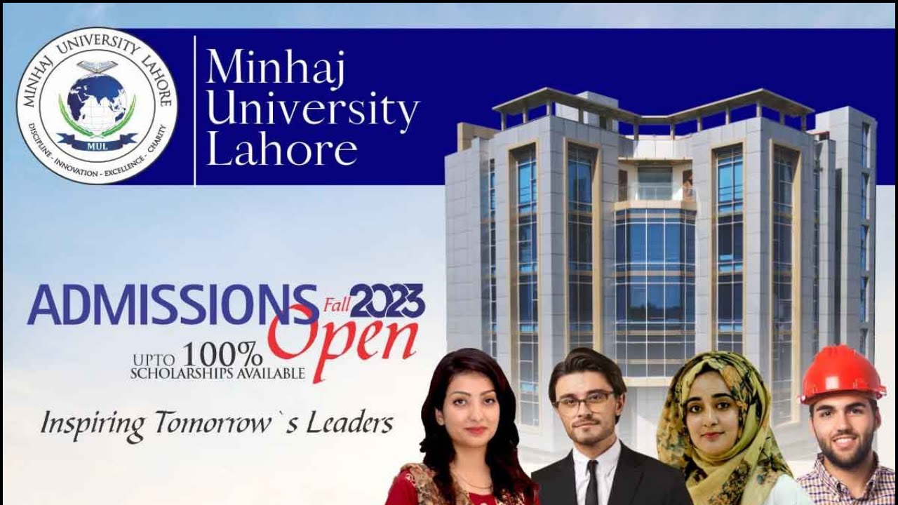 MINHAJ UNIVERSITY LAHORE ADMISSIONS OPEN 2023 | MINHAJ UNIVERSITY ...