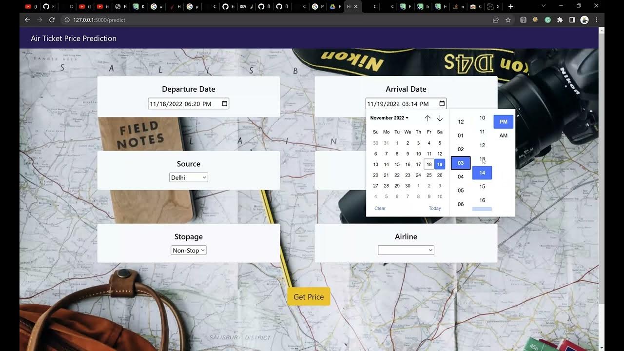 Flight Fare Prediction Web App YouTube flight-fare-prediction-web-app-youtube