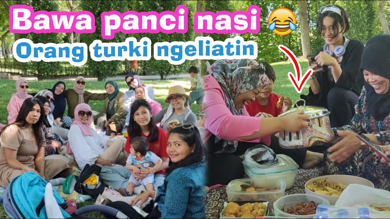 BEGINI HEBOHNYA ORANG INDO DI NEGERI ORANG. PIKNIK BANYAK TENTENGANNYA ...