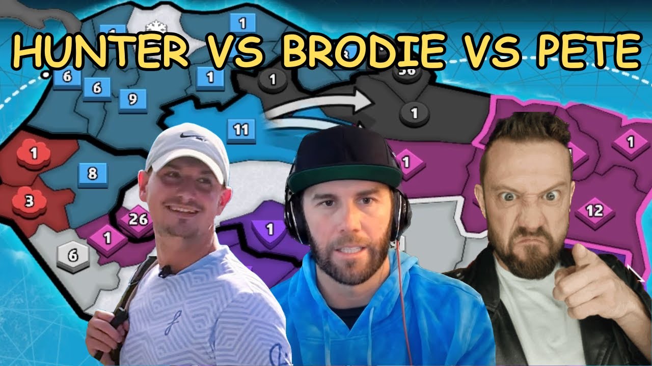 Playing Risk With TheKillPeteStrategy & Hunter | Risk Global Domination ...