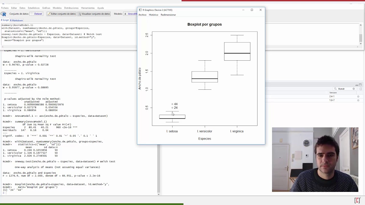 Tutorial Cómo Utilizar RCommander - YouTube