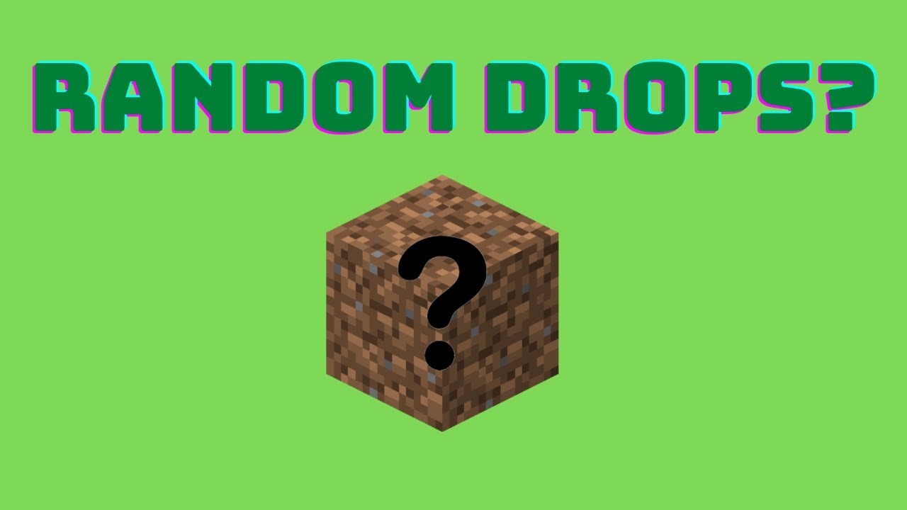 Minecraft, but ALL of drops are RANDOMIZED! | Minecraft - YouTube
