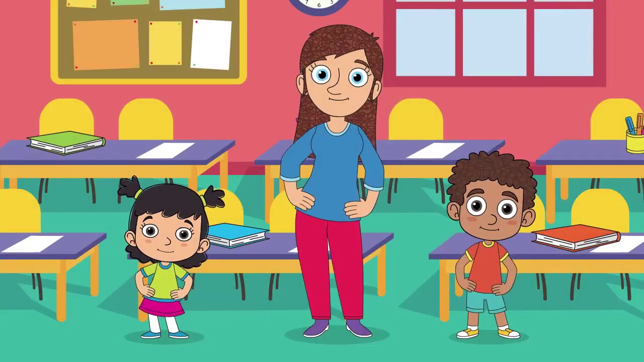 Hello teacher song for kids - YouTube