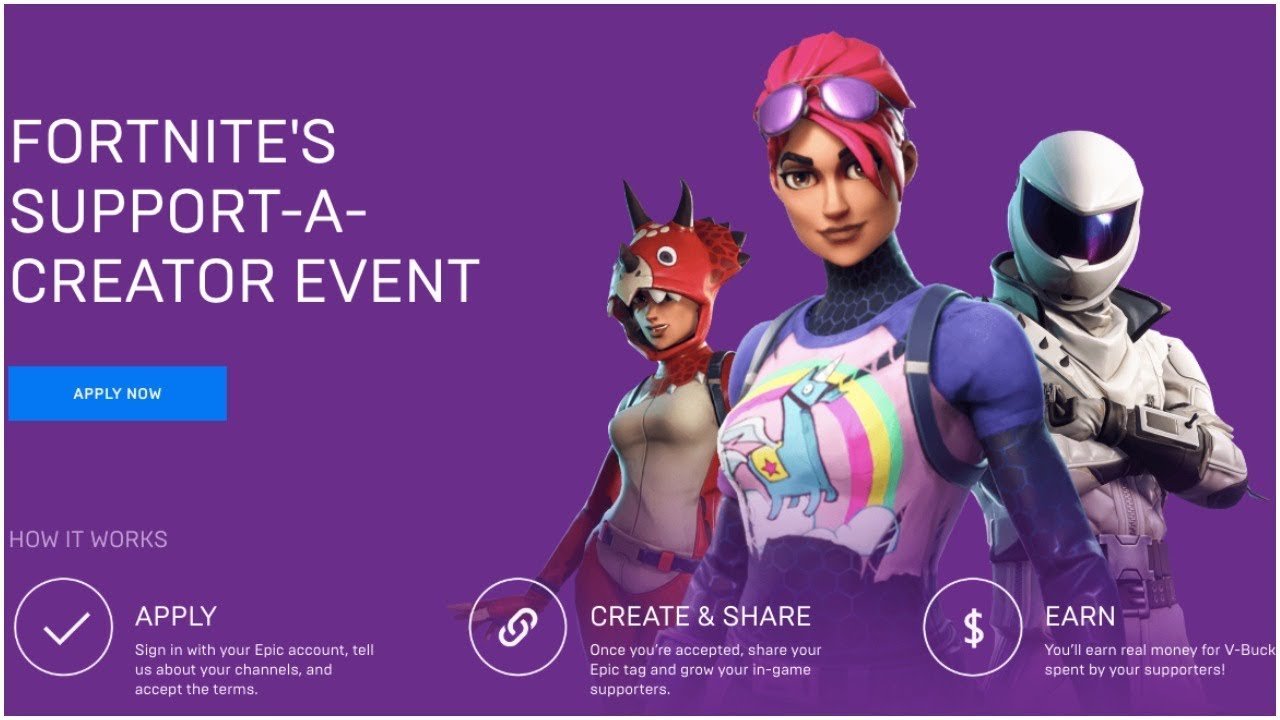 I GOT MY OWN SUPPORT A CREATOR CODE!!!! | Fortnite BR | sponsor goal (3 ...