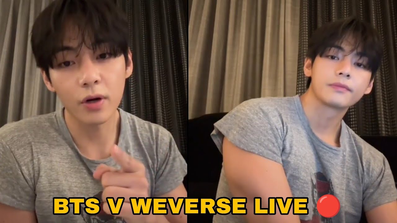 BTS V Full Weverse LIVE 🔴 Today in Hindi 🇮🇳 Taehyung Hindi Weverse LIVE ...