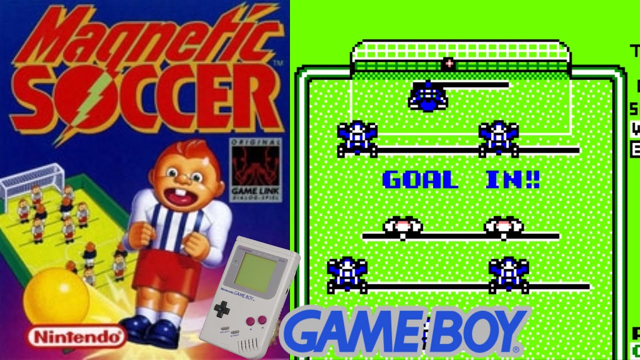Magnetic Soccer (1992) Nintendo GameBoy Gameplay in HD - YouTube