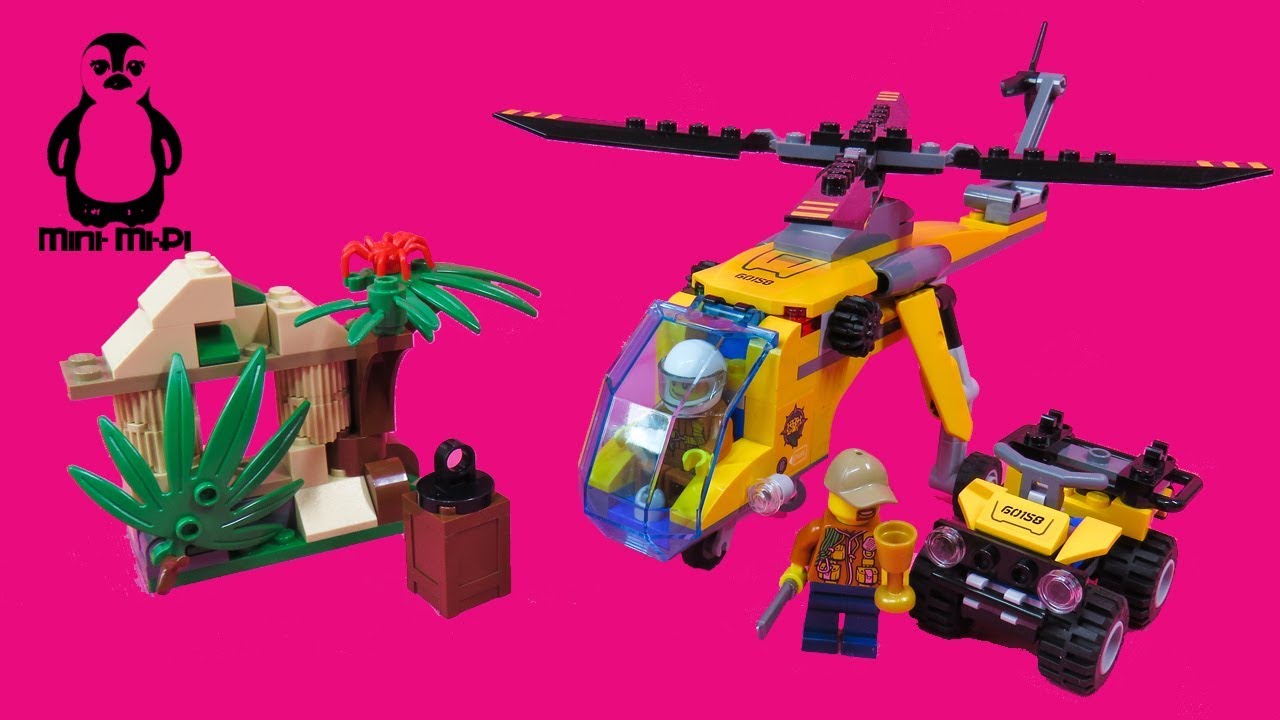 LEGO® City 60158 Dschungel Frachthubschrauber | Jungle Cargo Helicopter ...