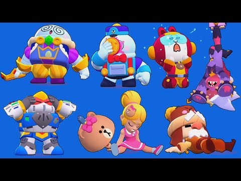 All Brawlers & Skins Losing Pose | Brawl Stars