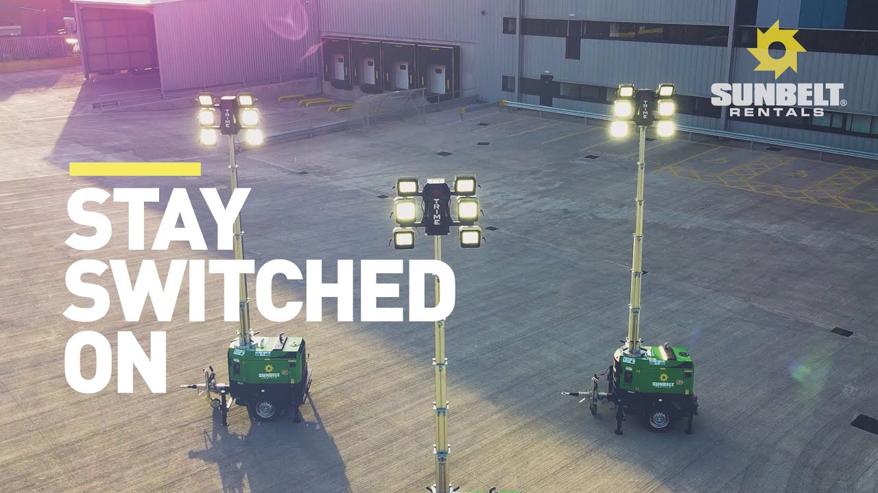 Stay Switched On - Eco Tower Lights by Sunbelt Rentals - YouTube