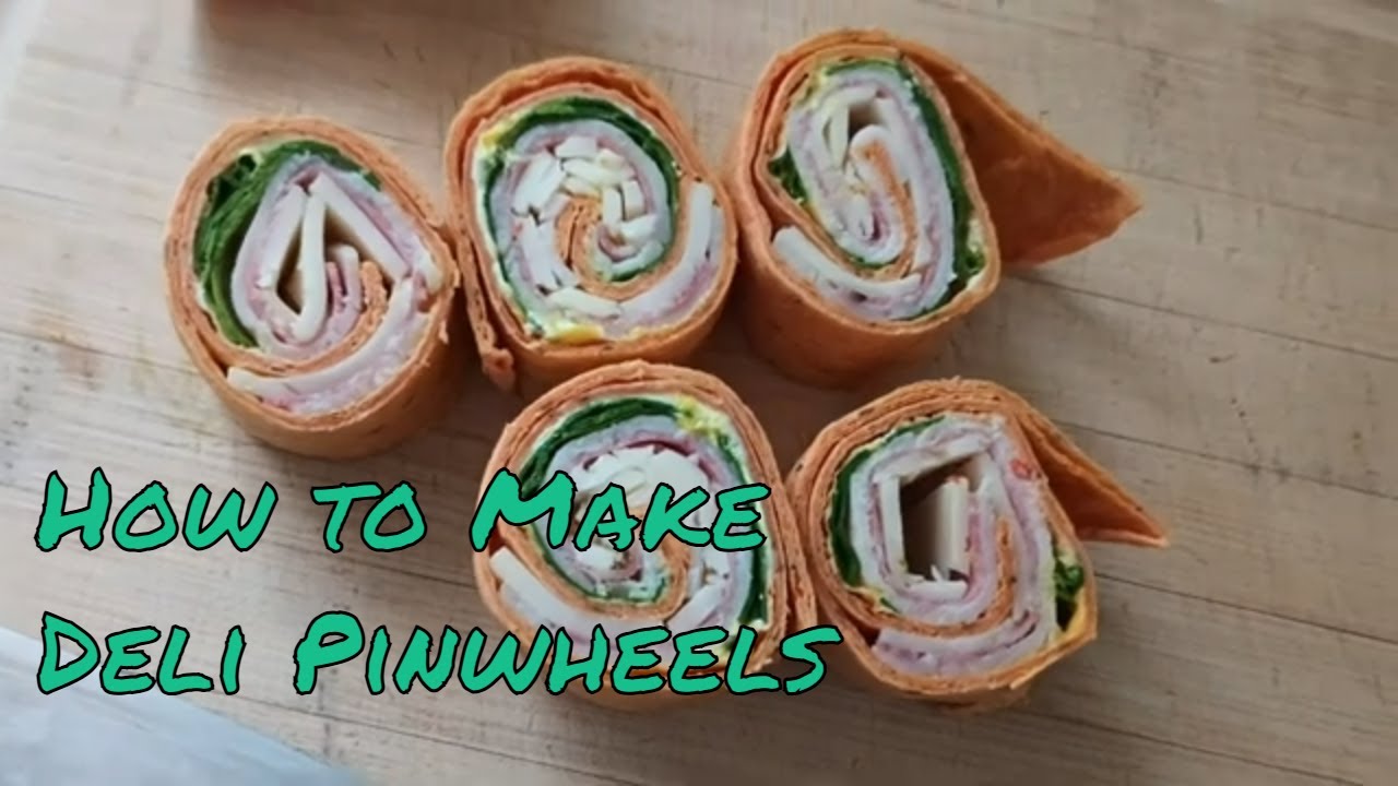 How to make deli pinwheels | Great for kids and parties - YouTube