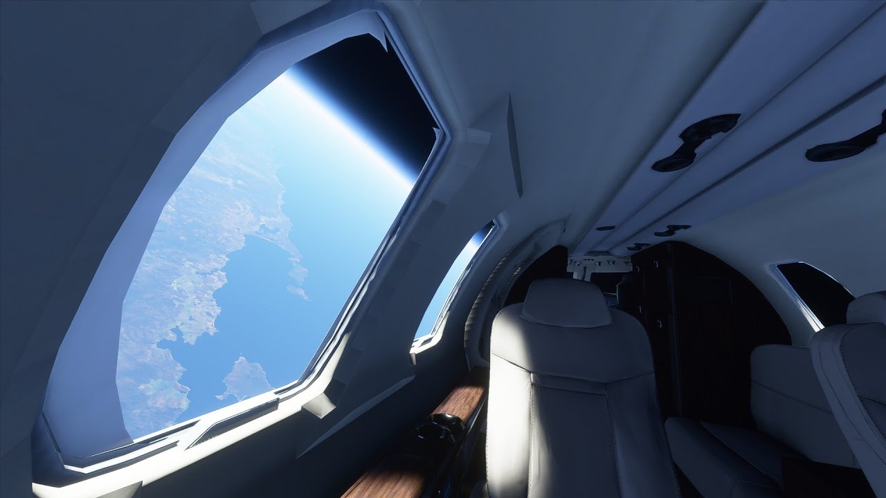 FS2020 - Atmospheric re-entry & landing in Cessna Citation CJ4 - YouTube