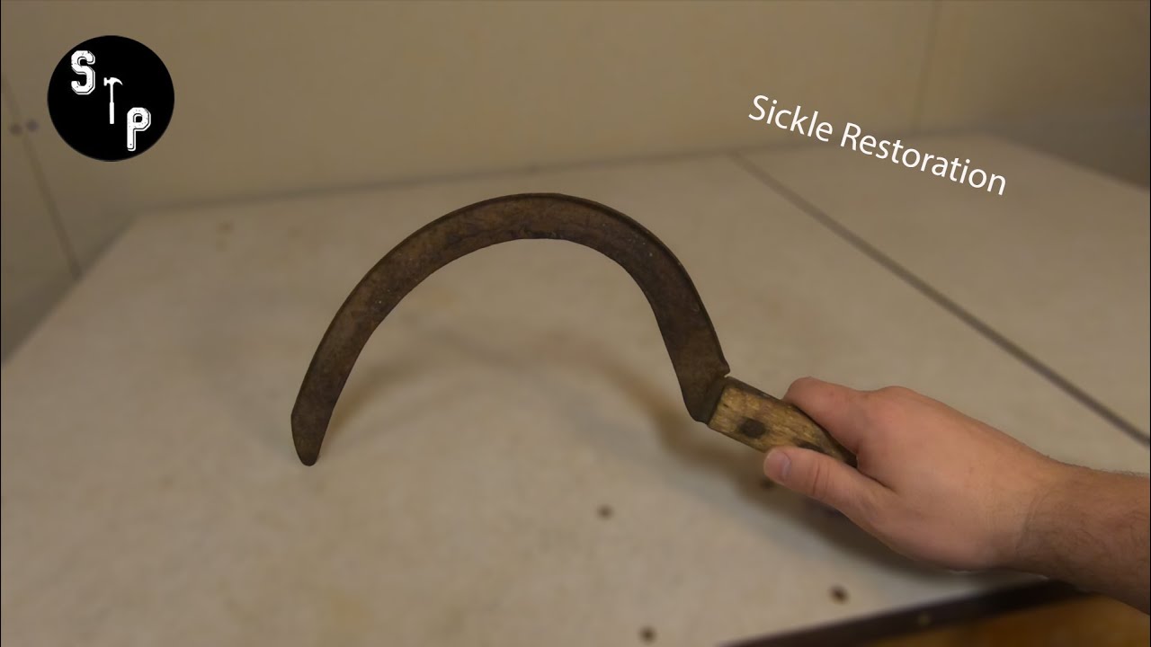 Very Rusty Old Sickle Restoration - YouTube