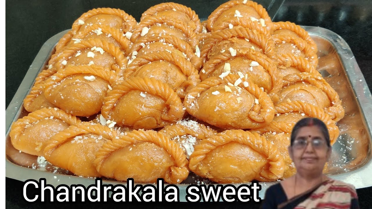 Chandra Kala sweet recipe | Diwali special | ஸ்வீட் ஷாப் ஸ்டைல் ...