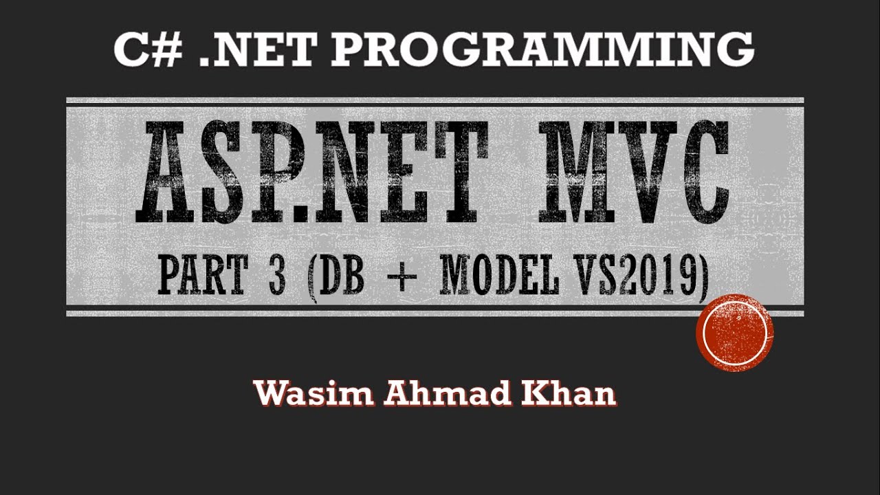 ASP .NET MVC 3 (Model using LINQ to SQL Classes + Database) - YouTube