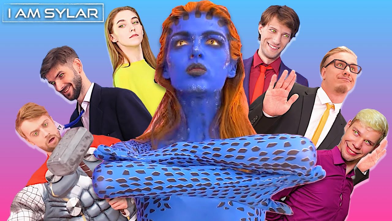 Mystique Shapeshifting Powers - Male and Female (Collection) - YouTube