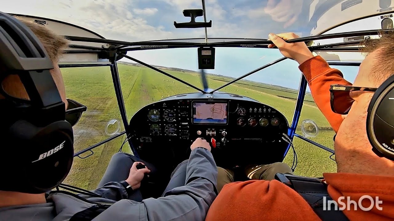 Flight Training with Cockpit Audio. 13th Hour NPPL. Eurofox - YouTube