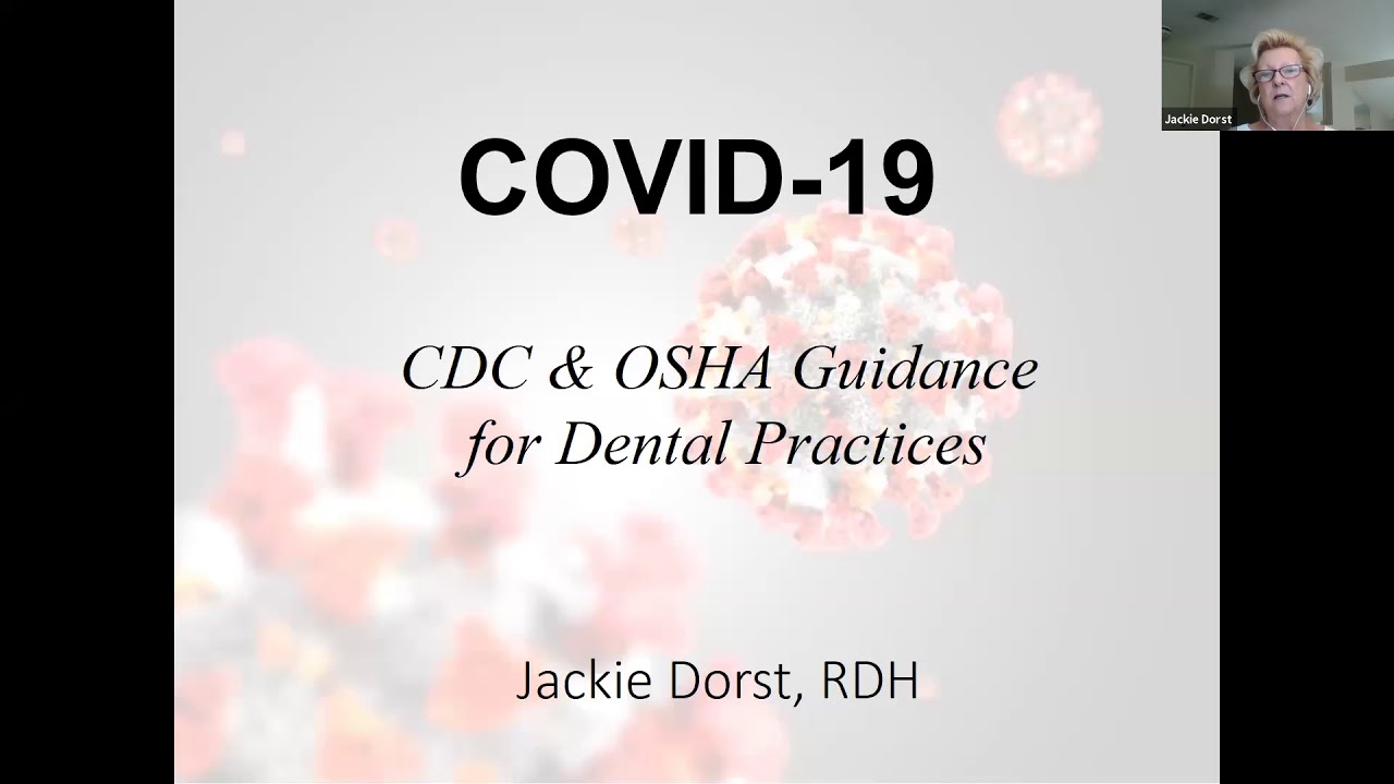 COVID-19: CDC & OSHA Guidance (recorded webinar) - YouTube
