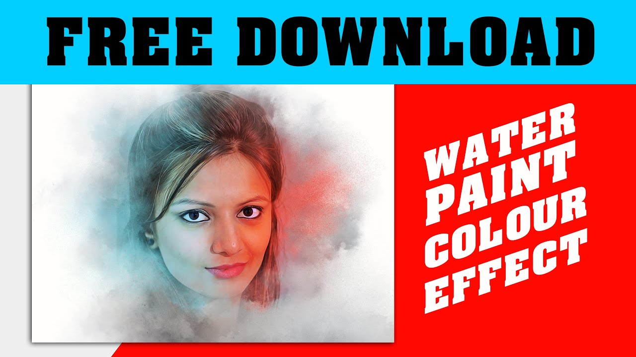 watercolor paint effect free download by Tabish Azim full hindi ...