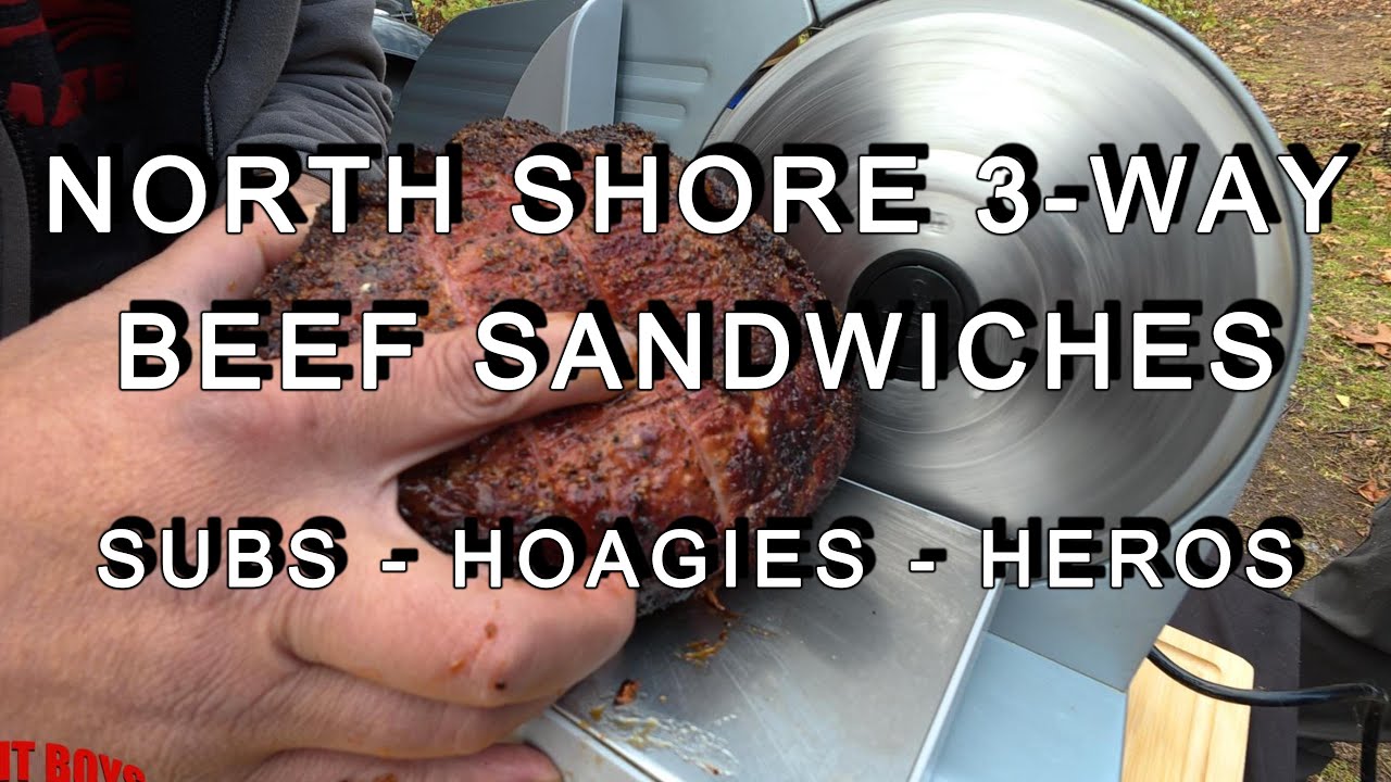 NORTH SHORE 3 WAY BEEF SANDWICH - YouTube