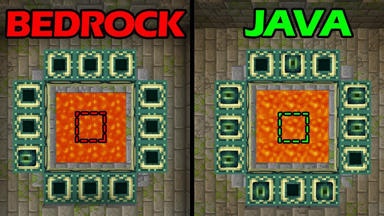 rarest secret rooms JAVA vs BEDROCK - YouTube