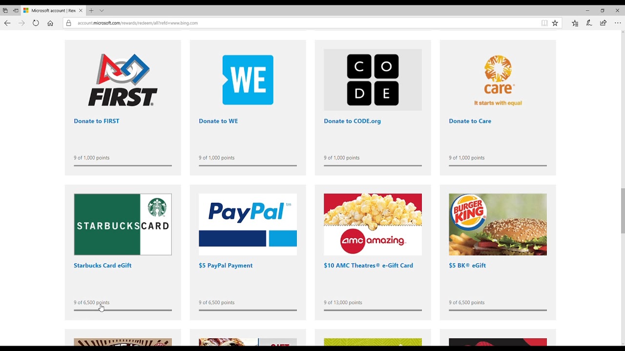 Microsoft Rewards Program (Earn money by browsing through internet ...