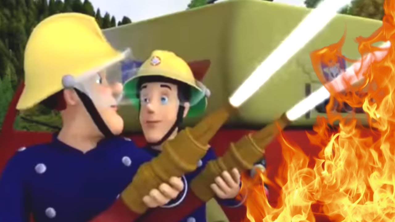 Sam el Bombero Español 🌟Lucha contra el fuego - Compilacion 🔥Dibujos ...