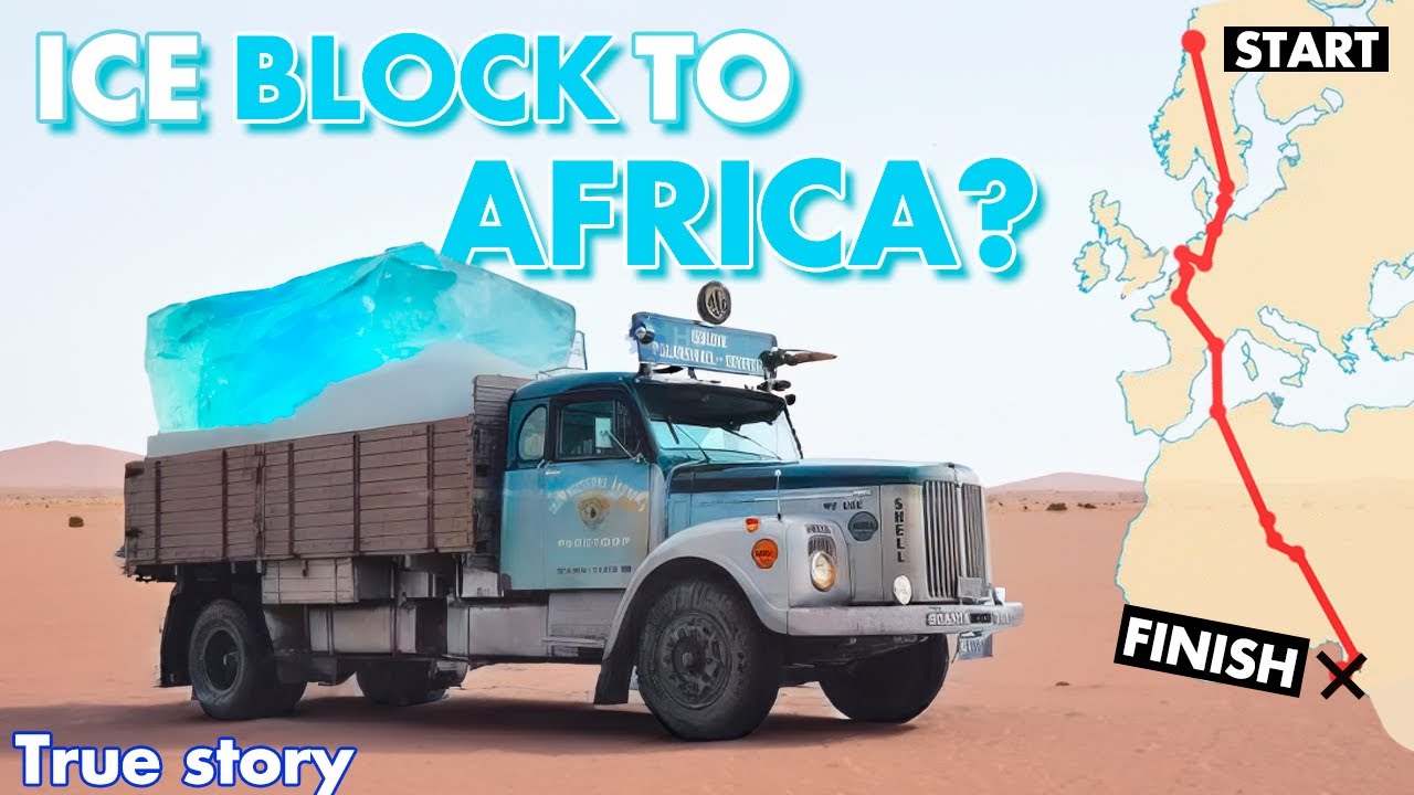 The INCREDIBLE Expedition of the 3-Ton Ice Block to Africa in the 1950s ...